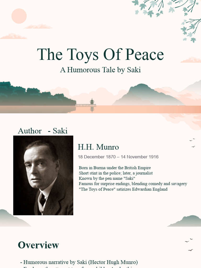 Saki's "The Toys of Peace" Summary | PDF | Saki | Satire