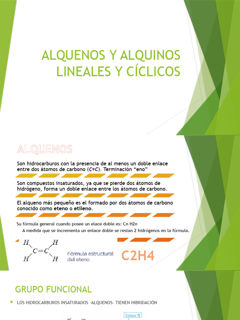 Alquenos y Alquinos | PDF | Alqueno | Alcano