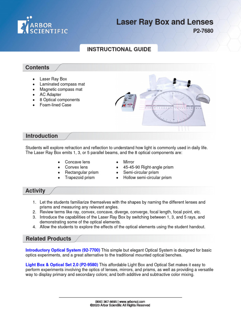 Laser Ray Box Instructional Guide | PDF