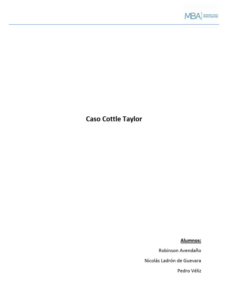 Estrategia de Cottle Taylor en India | PDF | Marketing | Mercado (economía)