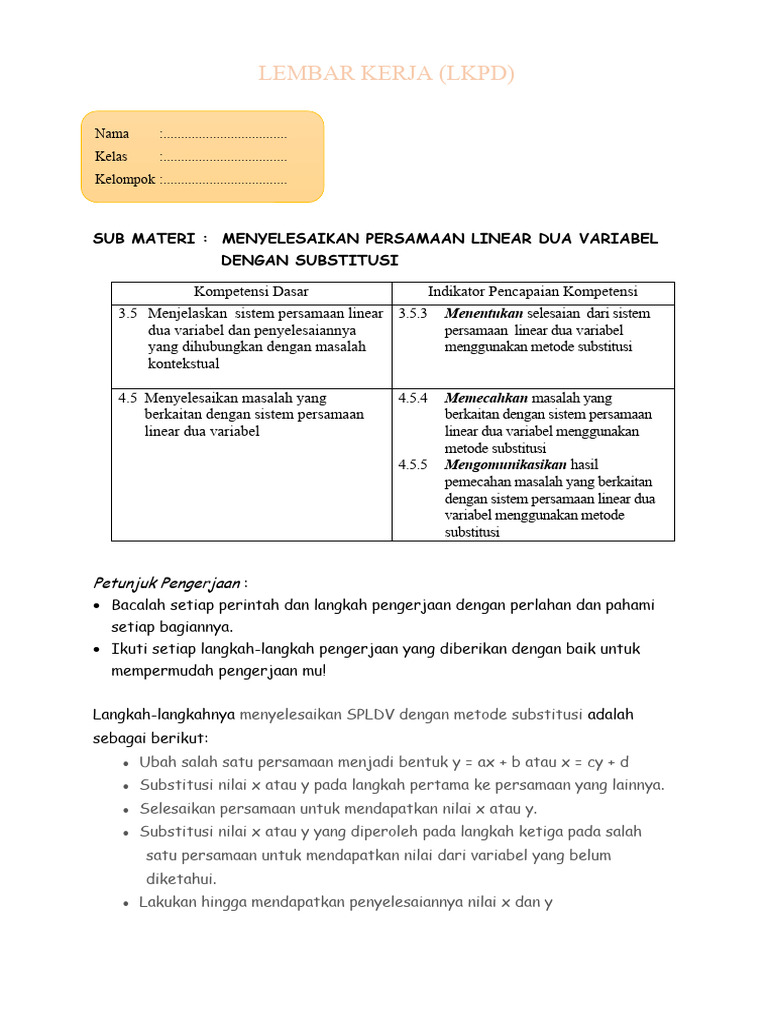 Susi Sutarni - LKPD - RPP 3 - Final | PDF