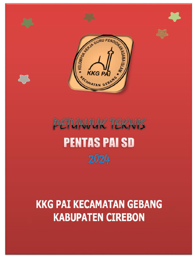 Juknis PENTAS PAI SD 2024 Kec. Gebang | PDF