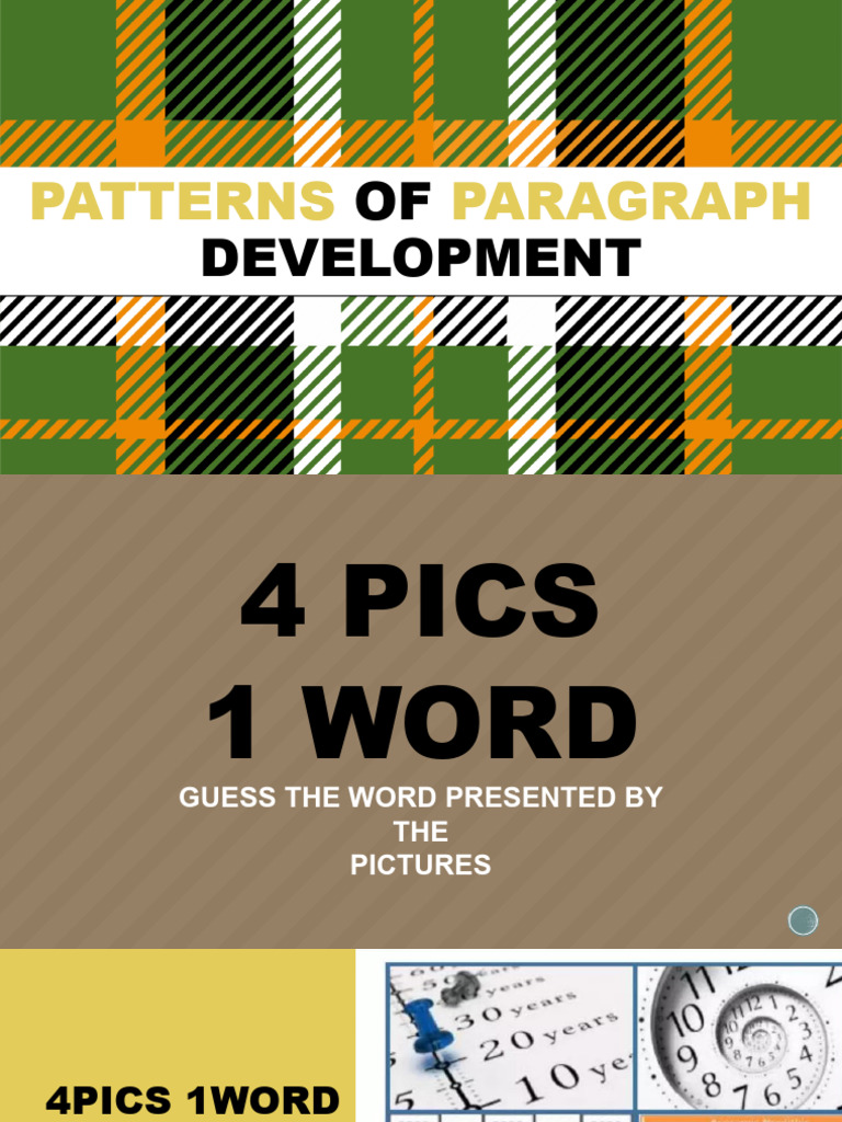 Patterns of Paragraph Development | PDF | Icon (Computing) | Definition