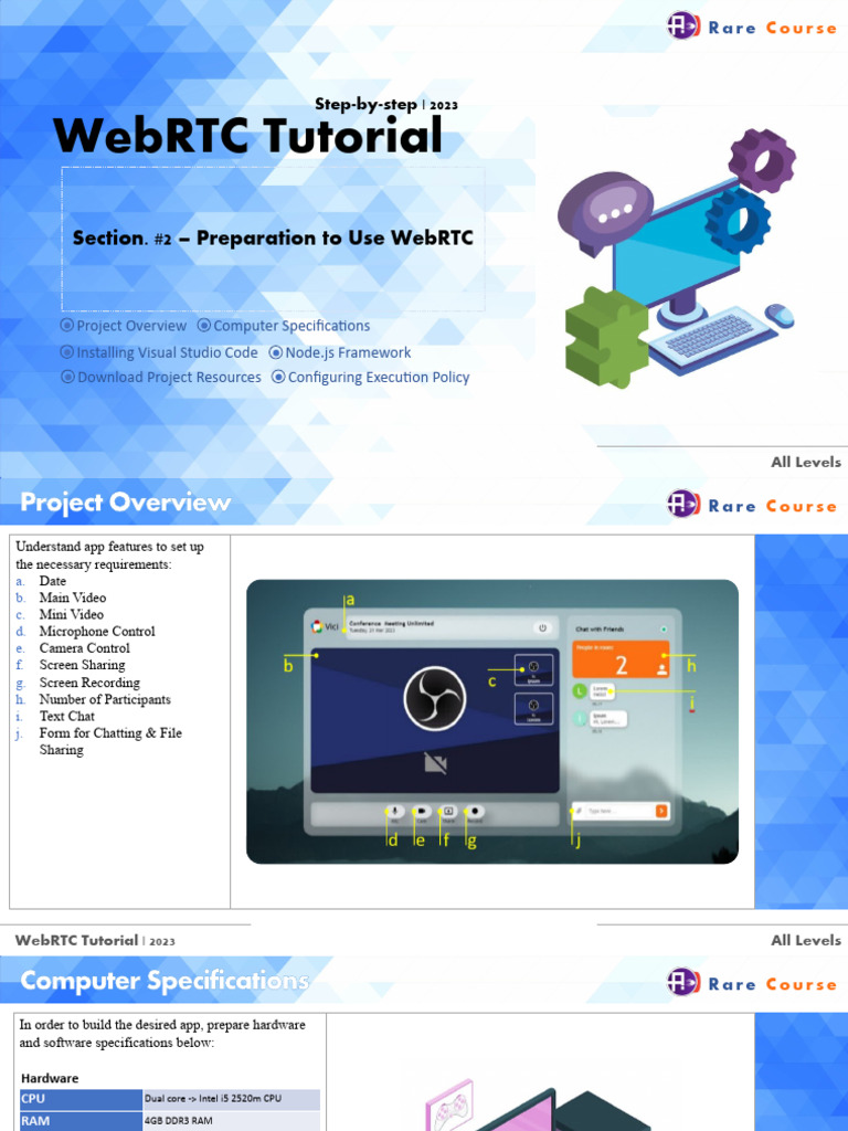 2-Preparation To Use WebRTC | PDF | Operating System | Computer Hardware