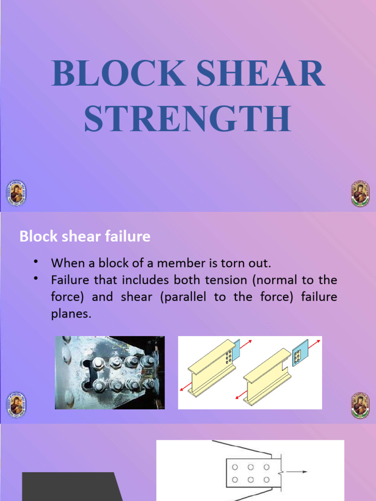 Block Shear Strength | Download Free PDF | Applied And ...