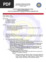 Activity Proposal For Buwan NG Wika Celebration | PDF