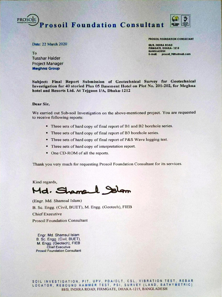 Prosoil Final Report List | PDF