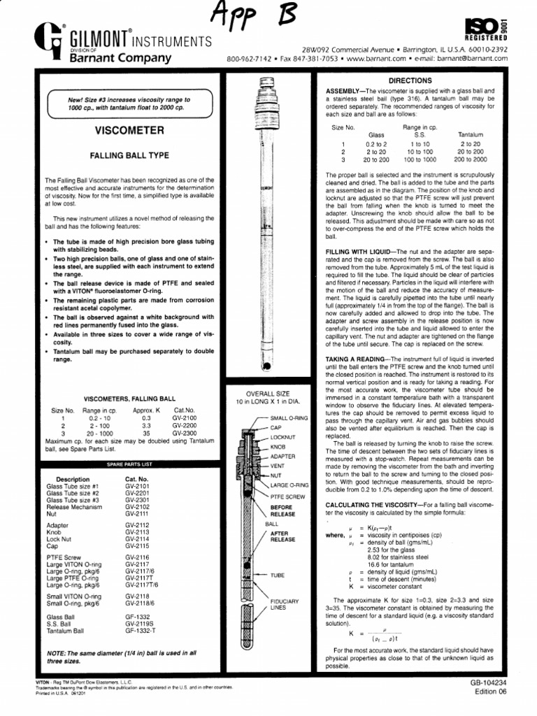 Gilmont Falling Ball Instructions | PDF | Manufactured Goods | Civil ...