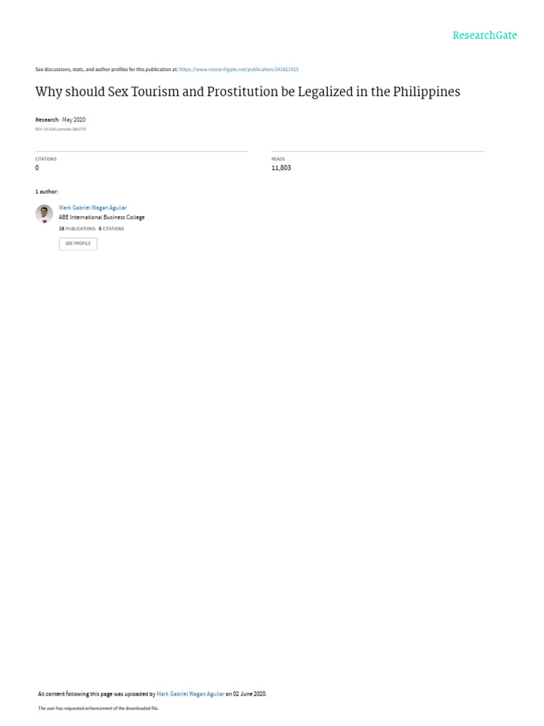 15.SexTourism FullPaper | PDF | Prostitution | Violence