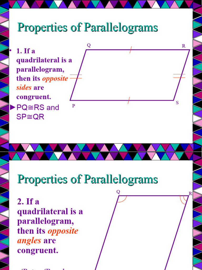 Parallelogram S | PDF | Euclidean Geometry | Geometric Shapes