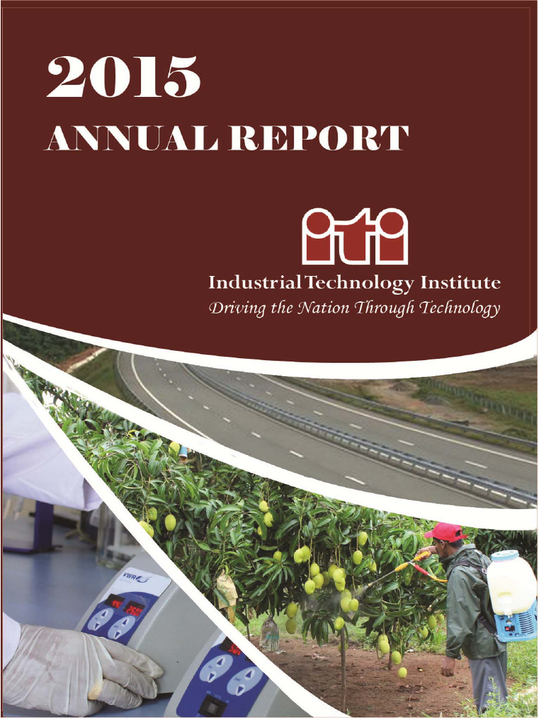 ITI Annual Report 2015 Summary | PDF | Science | Quality Management System
