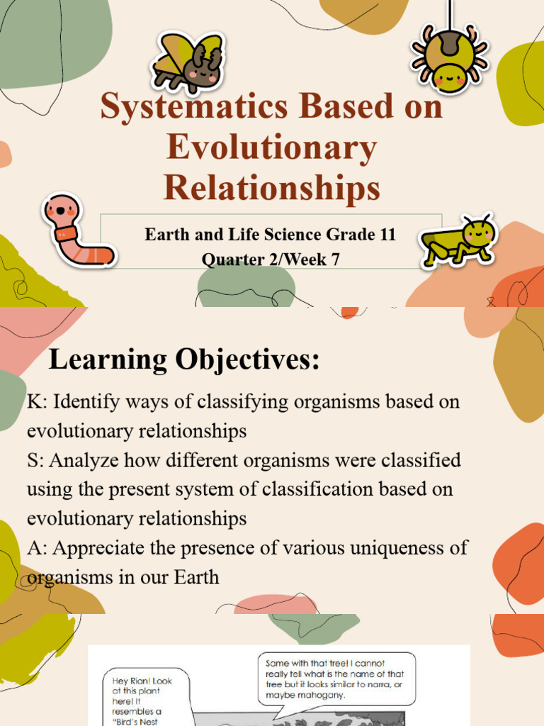 Systematics and Evolutionary Classification | PDF | Taxonomy (Biology ...