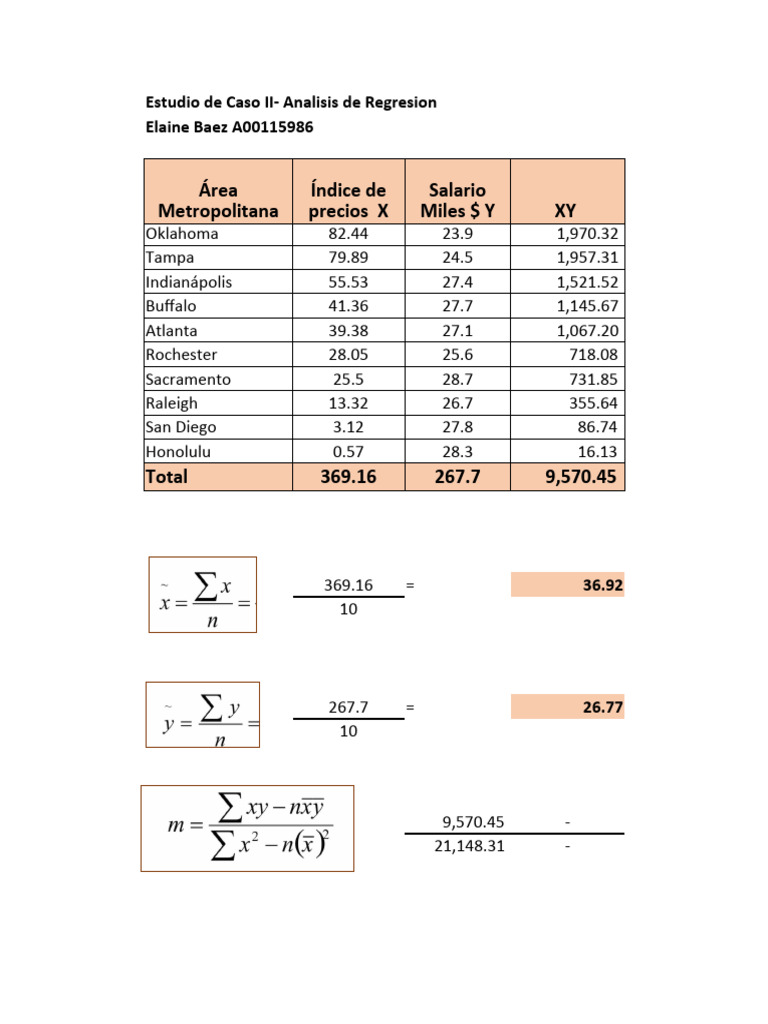 Estudio de Caso II | PDF