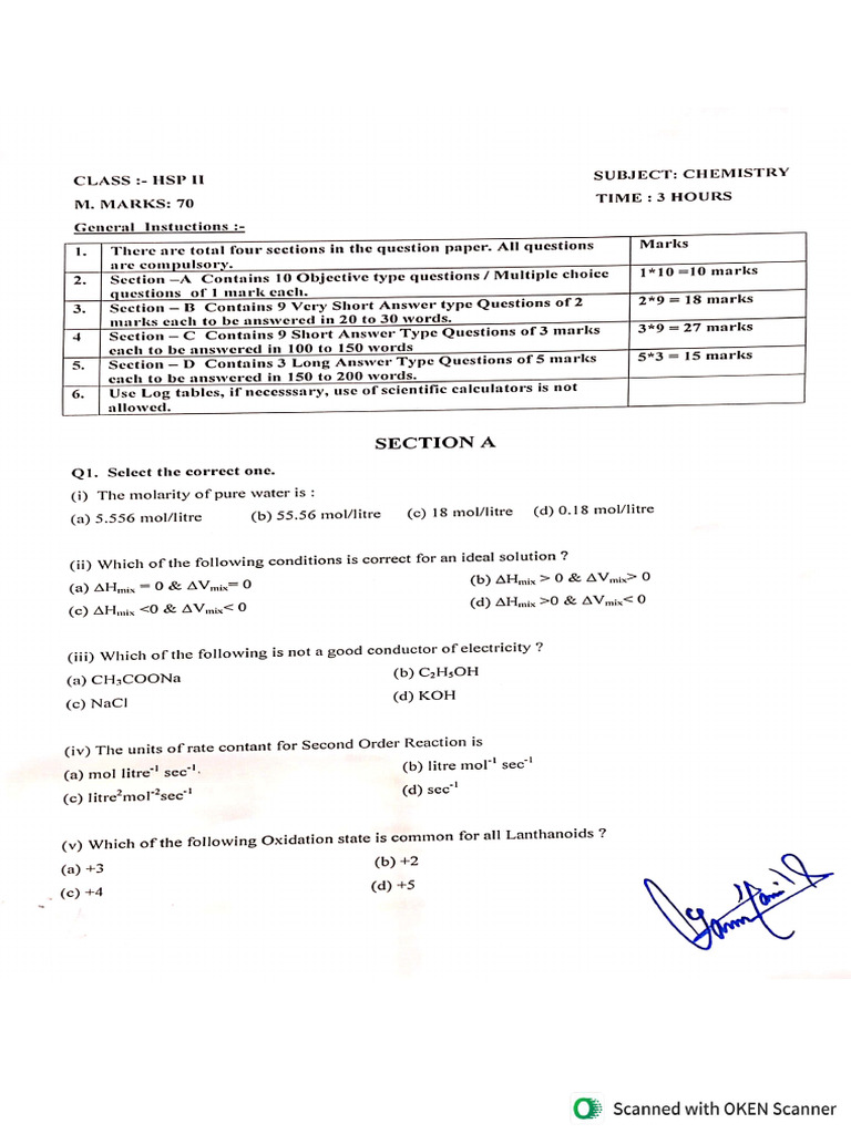 MTP Chemistry 12th | PDF