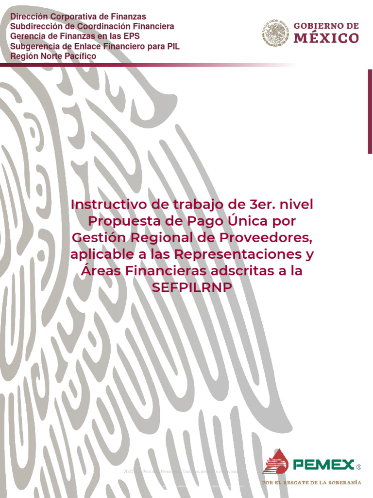 I N S T R U C T I V O Selección de Documentos para Propuesta de Pagos | PDF | México | Contabilidad