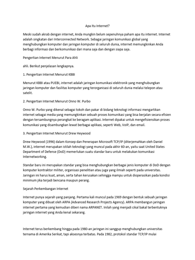 Apa Itu Interne | PDF