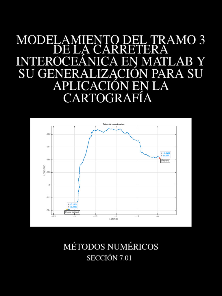 Proyecto Metodos Num 7 01 | PDF | Mapa | Spline (Matemáticas)