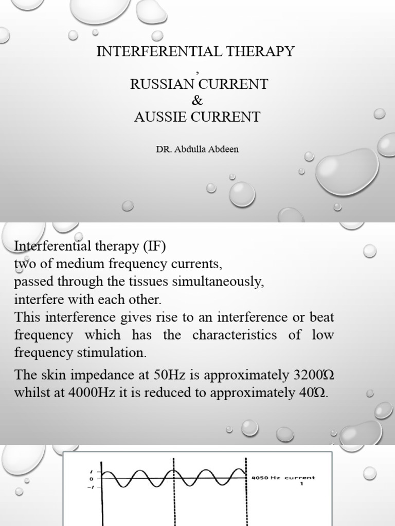 Interferential Therapy | PDF | Alternating Current | Skeletal Muscle