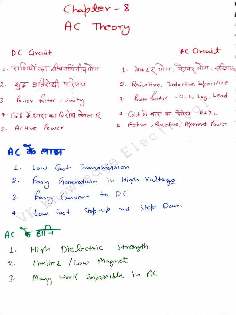 AC Theory PDF | PDF