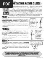 Ethos, Pathos, and Logos for 5th Graders | PDF | Logos | Credibility