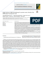 CHHiP Trial: Radiotherapy Protocols | PDF | Radiation Therapy | Ct Scan
