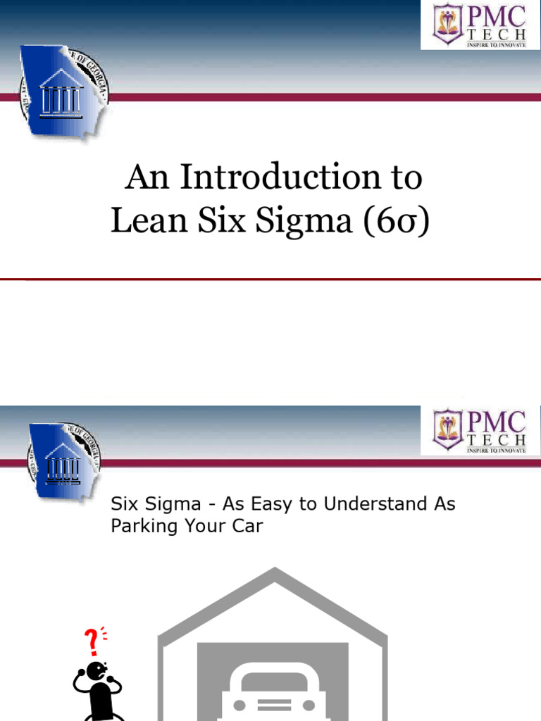 Introduction To Lean Six Sigma | PDF | Six Sigma | Lean Manufacturing