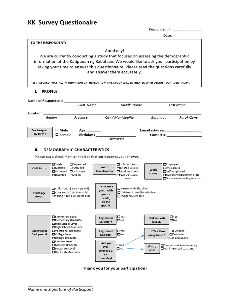 KK Survey for MAIS Realignment 2025-2027 | PDF | Questionnaire