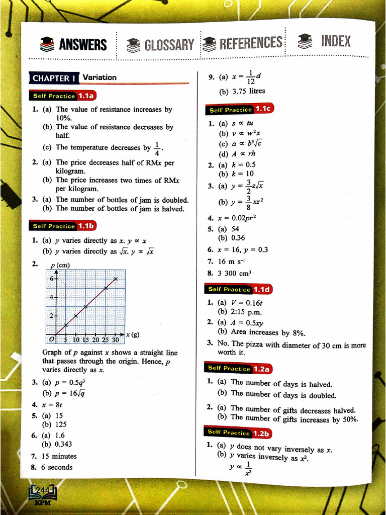 F5 Mathematics Answers | PDF