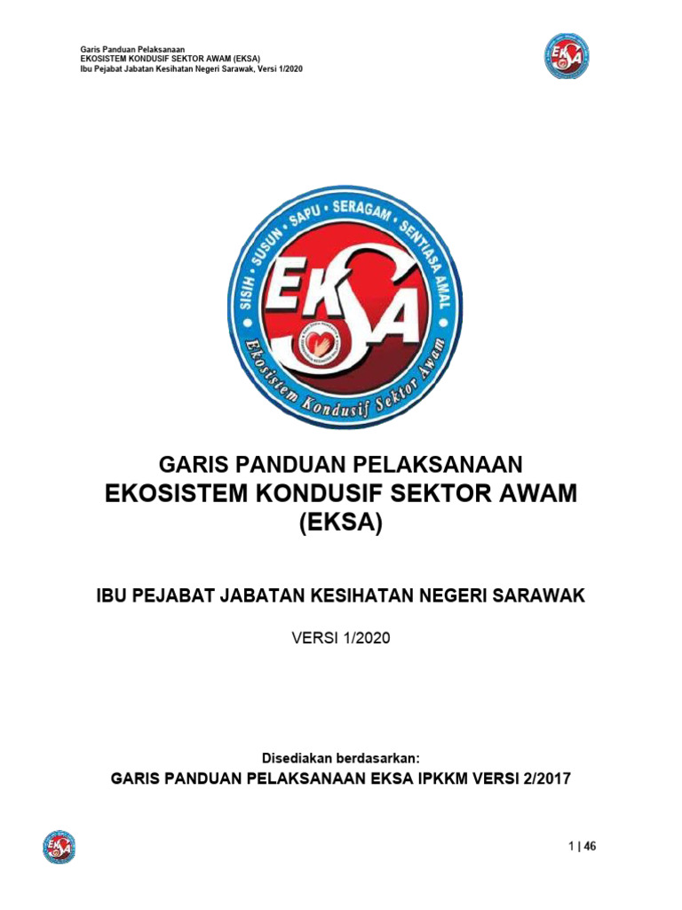GARIS PANDUAN EKSA JKNS (Edited) 02112020 | PDF