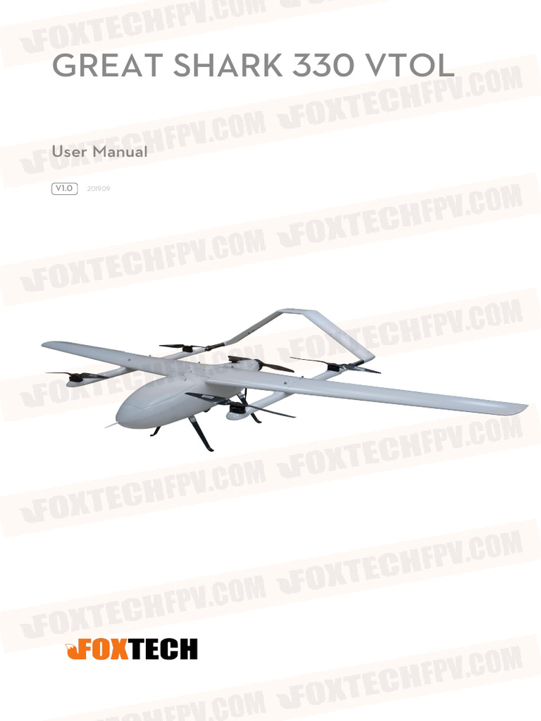 Great Shark 330 VTOL User Manual | PDF | Airspeed | Flight