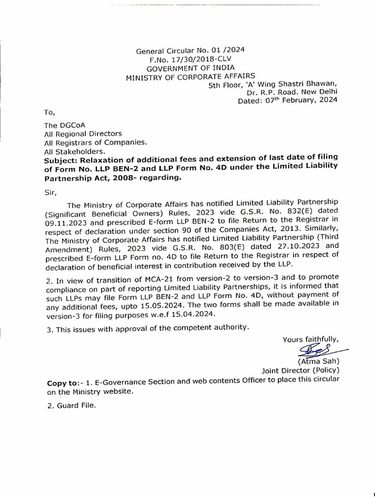 General Circular 20240208 | PDF