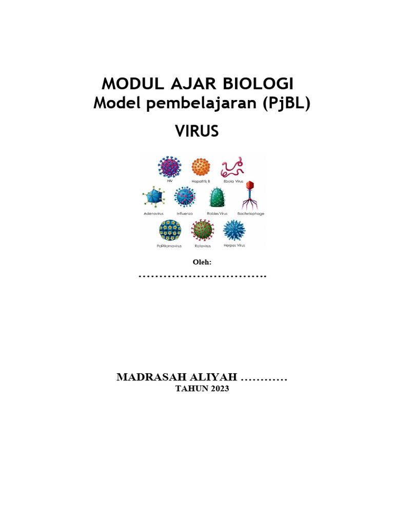 Modul Ajar Virus, PJBL 2 | PDF