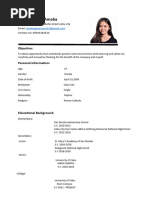 Resume Working Student Jollibee | PDF | Teachers | Learning