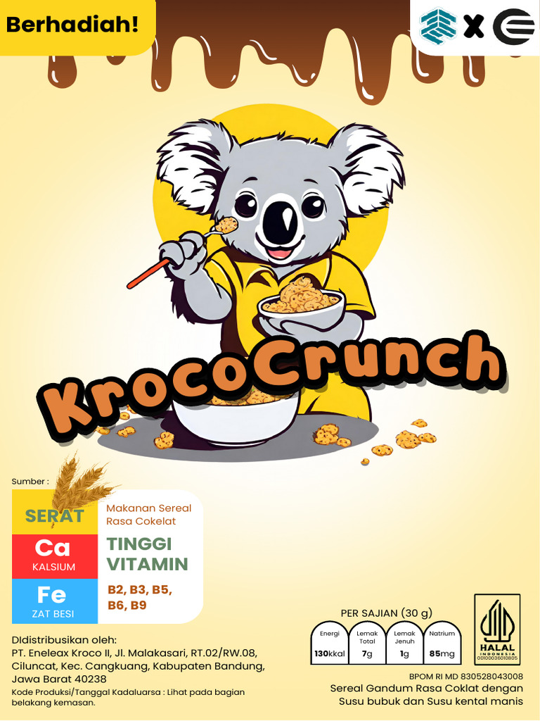 Label Produk Kroco Crunch | PDF