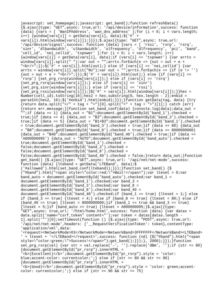 Script Lock Band Modem Orbit | PDF | Ajax (Programming) | Computing