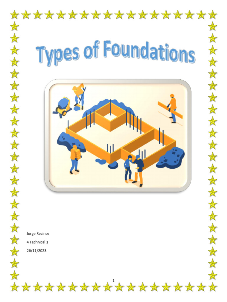 Types of Foundations | PDF | Foundation (Engineering) | Deep Foundation
