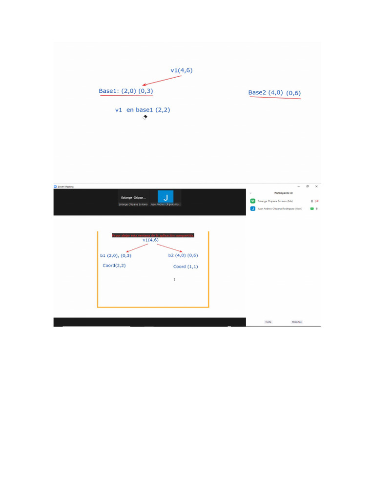 Cambio de Bases - Transformacion Lineal | PDF