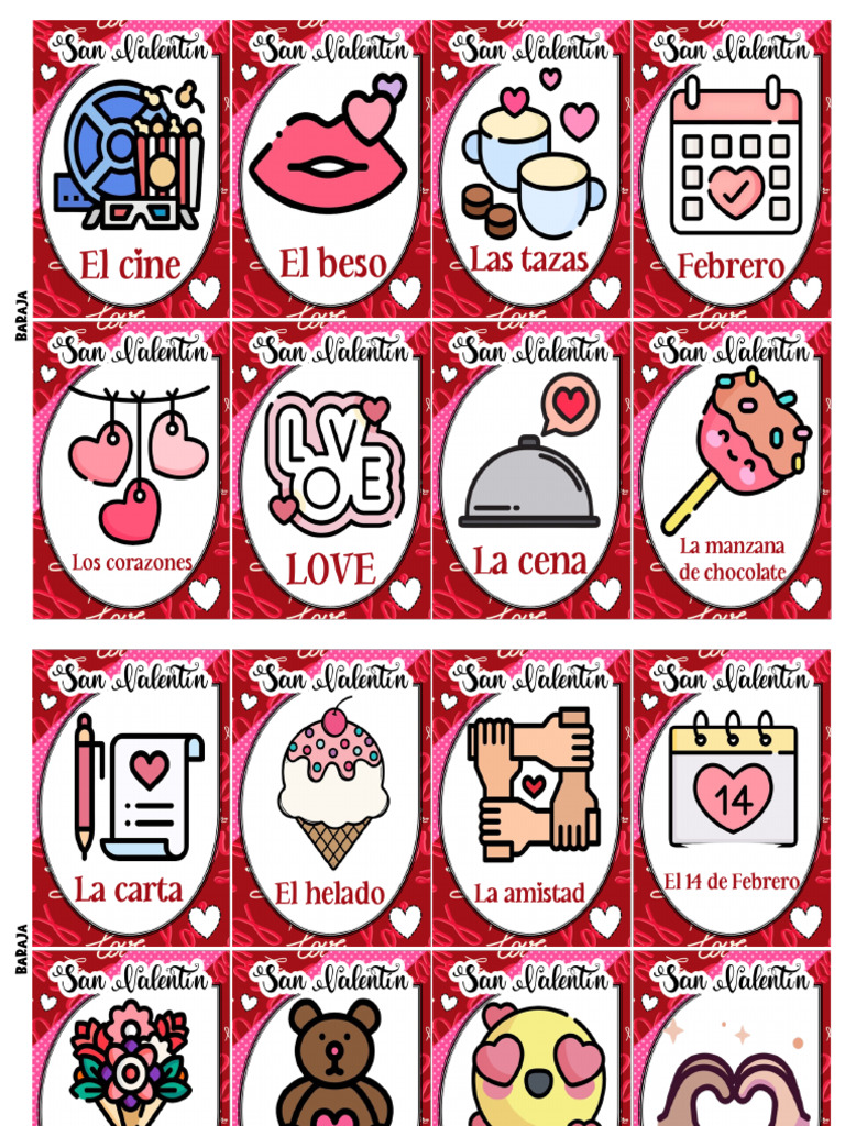 Loteria San Valentin | PDF