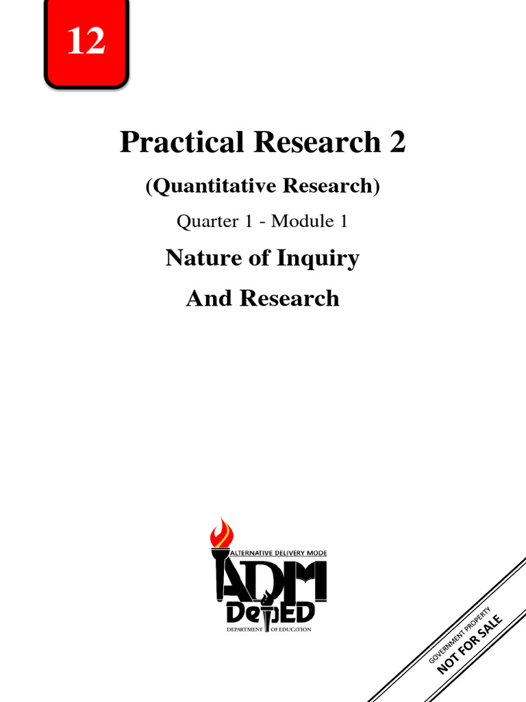 Practical Research2 Modules 1ST Quarter | Download Free PDF | Dependent ...