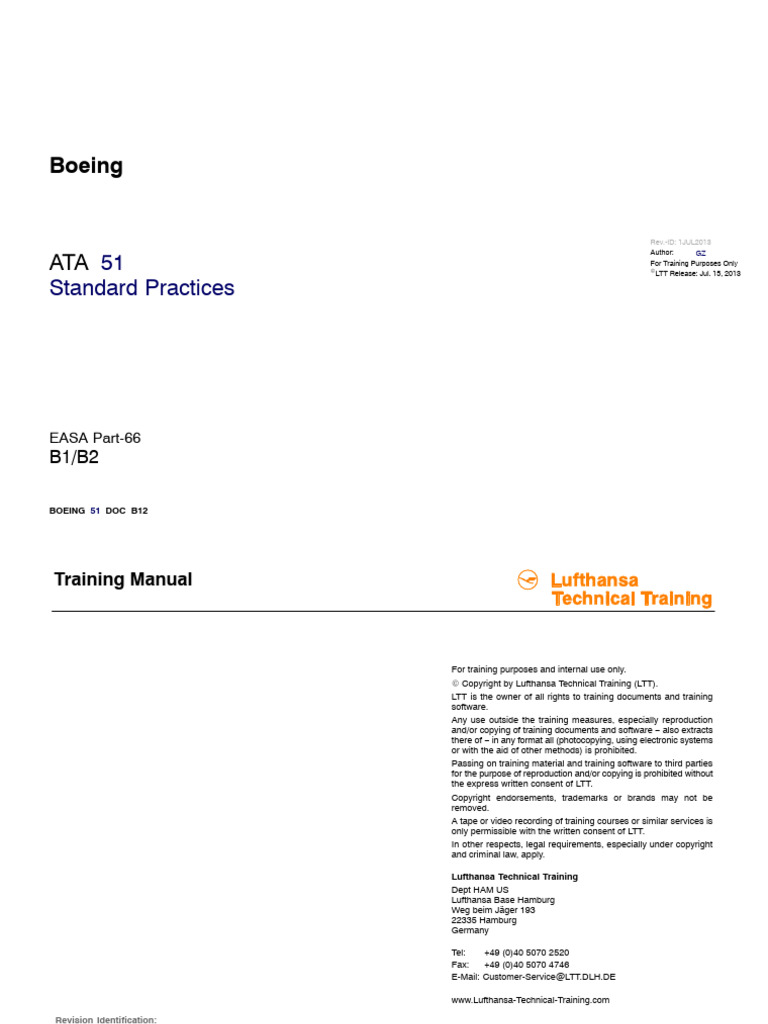 Boeing: Standard Practices 51 | PDF | Fuselage | Length