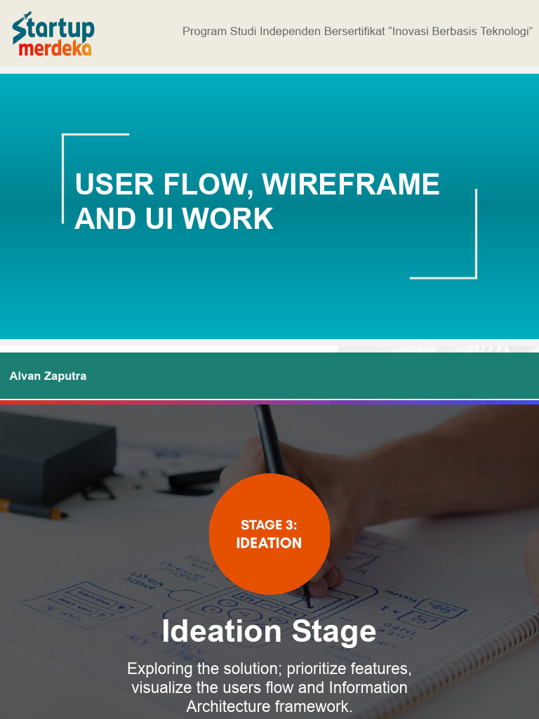 Startup Merdeka - Userflow | PDF | User Interface | Graphical User ...