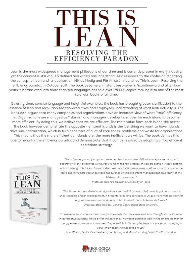 About LeanIntegrationProgram | PDF | Lean Manufacturing