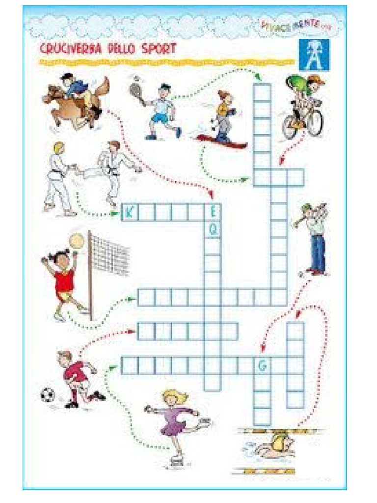 Crucigrama Deportivo | PDF