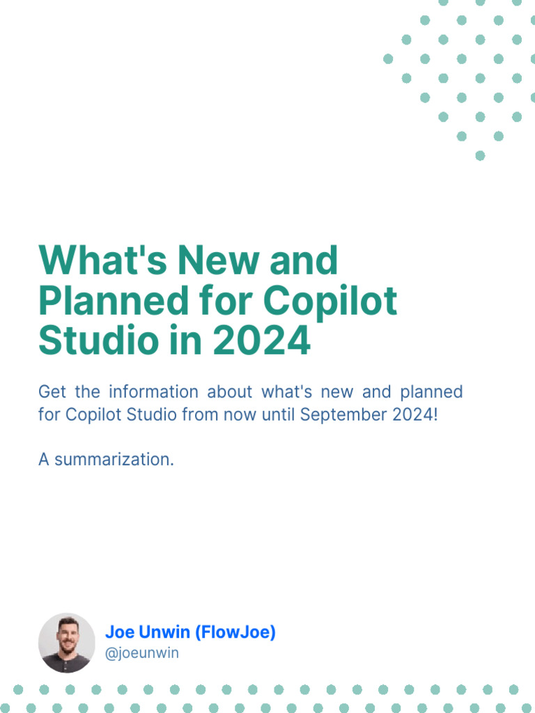 What S New And Planned For Copilot Studio 2024 1706774382 Pdf