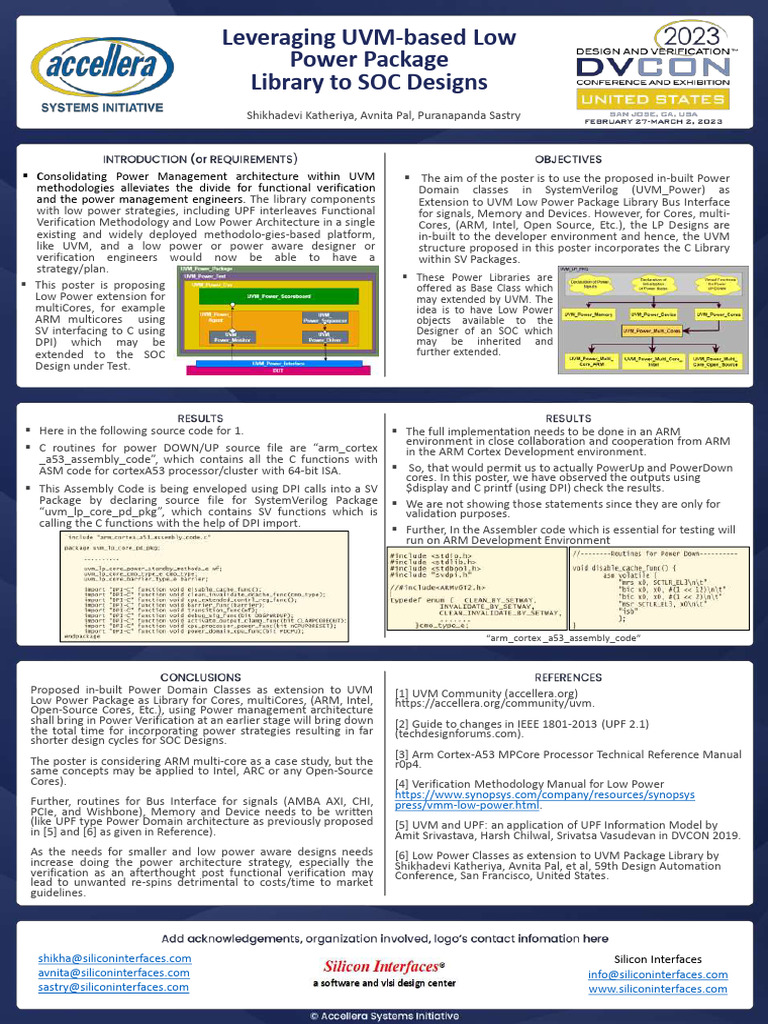 1063 Leveraging UVM Based Low Power Package Library To SOC Designs 1 | PDF | Multi Core ...