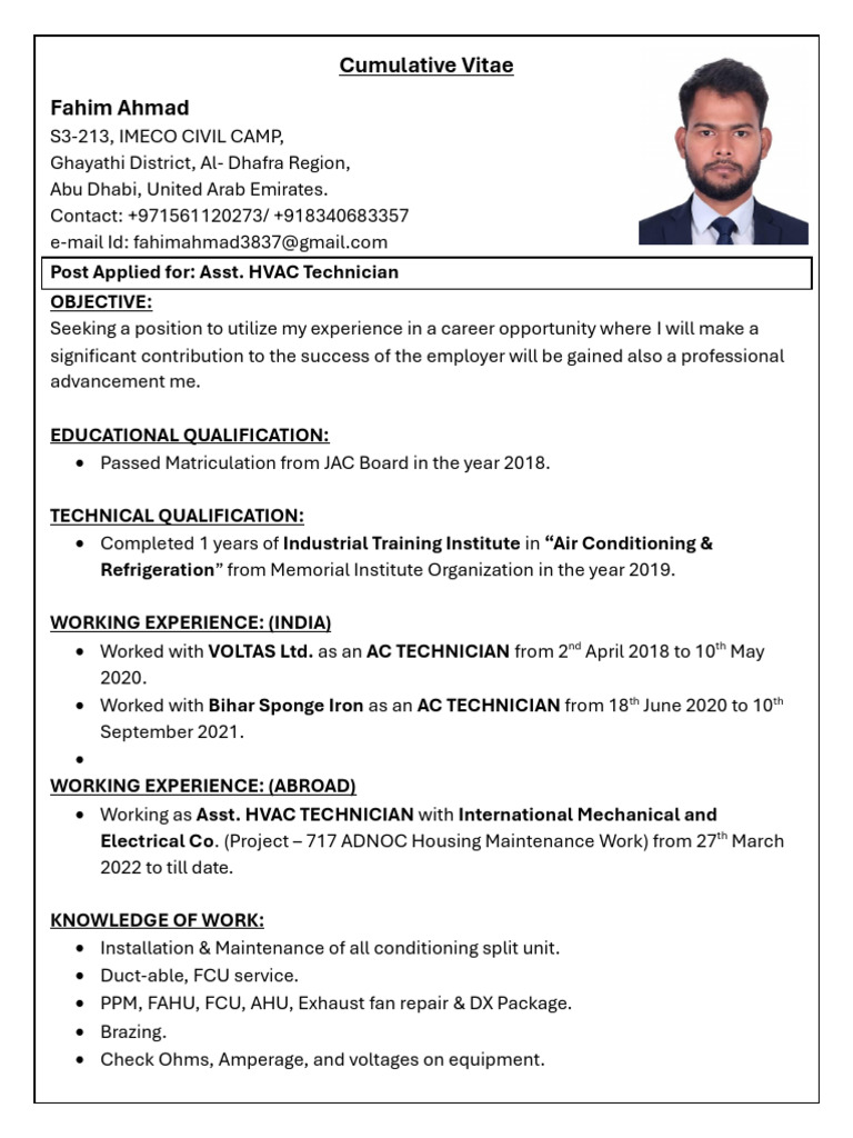 Fahim CV | PDF