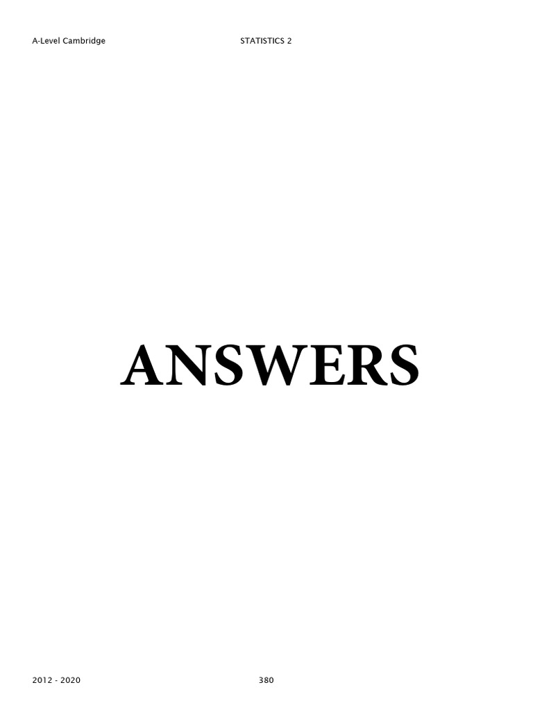 Statistics 2 MS | PDF | Probability Distribution | Statistics