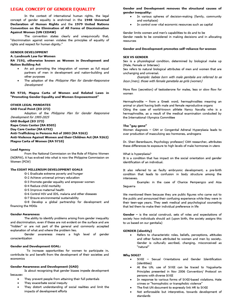 3 - Gender Awareness and Development | PDF