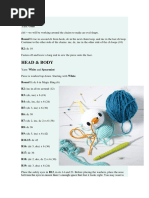 Metapod Amigurumi Pattern 1-1 | PDF | Crochet | Yarn