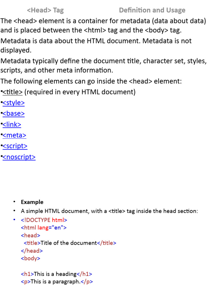 Lecture-3 | PDF | Html Element | Hyperlink